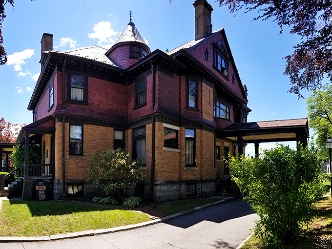 The Hotchkiss-Fyler House Museum showcases Victorian architecture so ornate it makes modern McMansions look like they're not even trying.