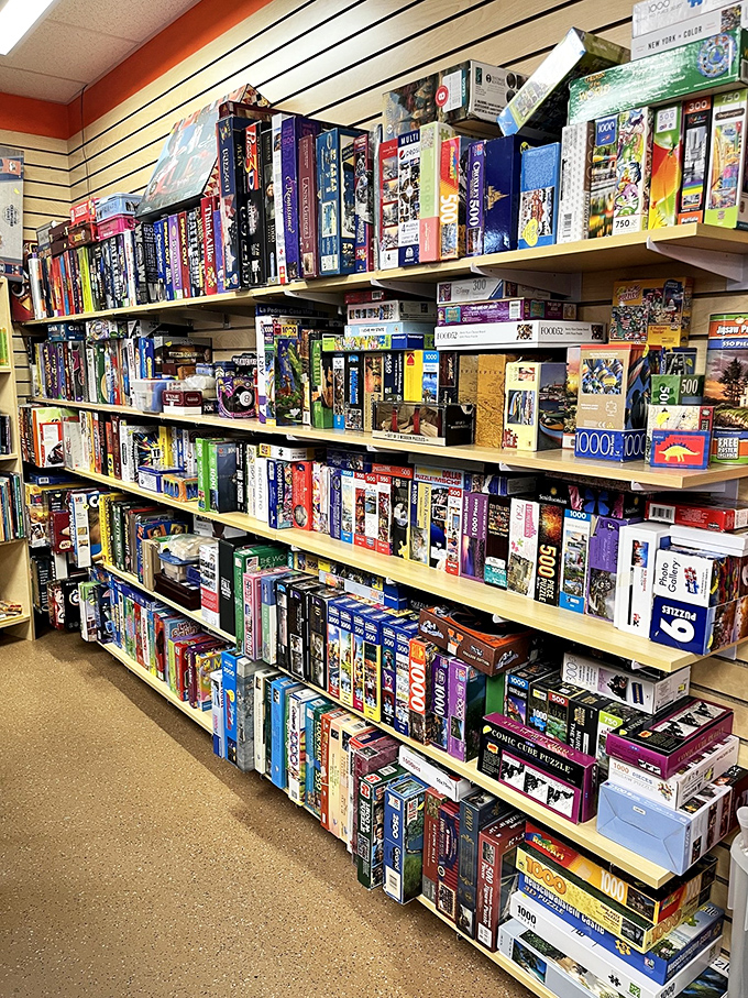 Board games and puzzles galore! Before Netflix and chill, there was Monopoly and family feuds&mdash;all preserved here for your nostalgic pleasure.