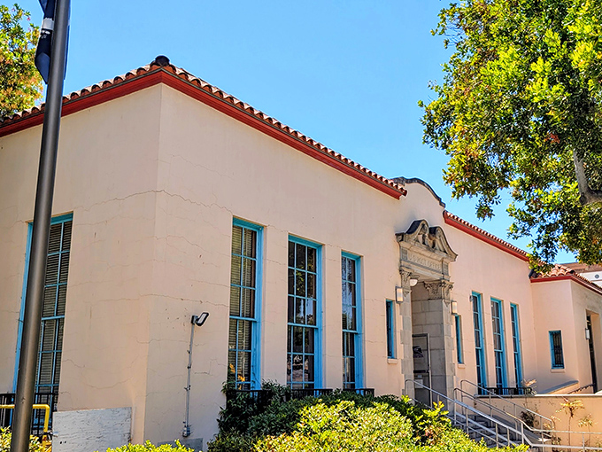 This Spanish Colonial-style building houses city services where the wait times are shorter than for most doctor appointments.