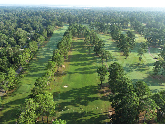 Vanity Fair Golf & Tennis Club offers surprisingly affordable greens amid towering pines, where retirement dollars stretch as far as your drive.