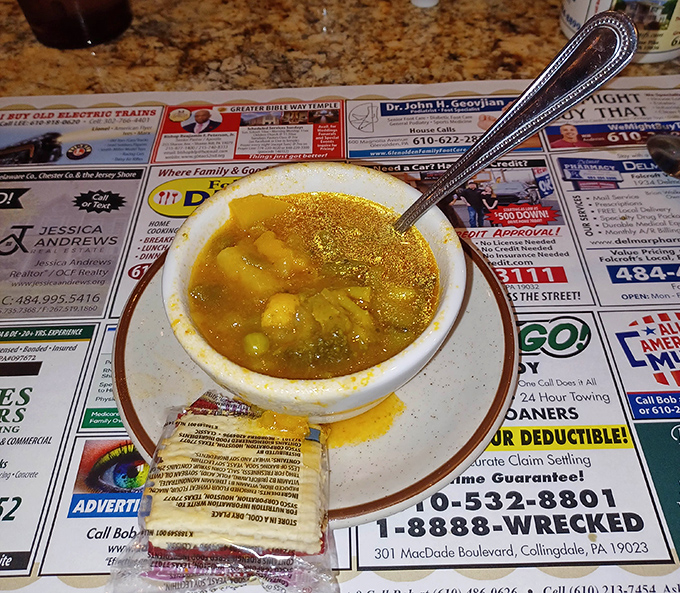 Vegetable soup that doesn't apologize for being simple. The kind grandmothers everywhere would approve of with a knowing nod.