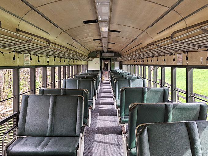 These vintage seats offer more legroom than any airline invented after 1985, and nobody's fighting over overhead bins.