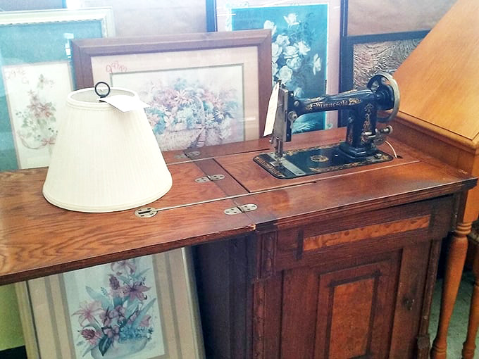 A vintage sewing machine that's witnessed the creation of countless homemade treasures&mdash;from Halloween costumes to wedding alterations and everything between.