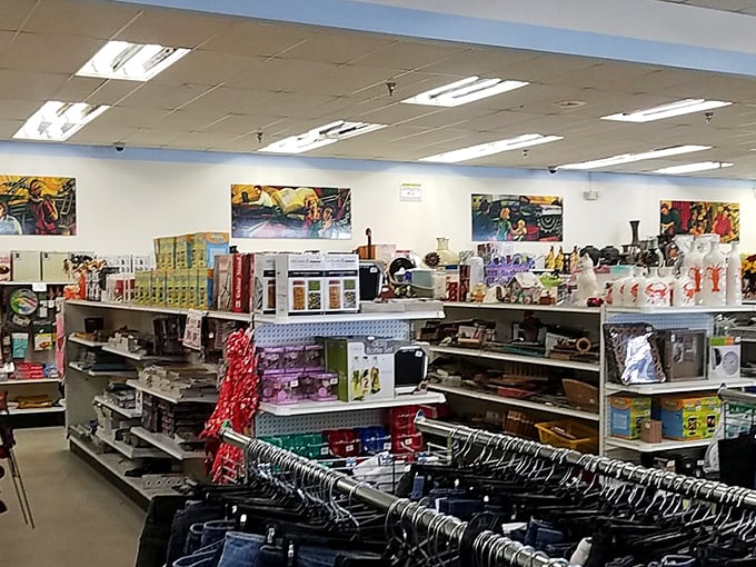 Aisles of potential hiding between clothing racks &ndash; the retail equivalent of "choose your own adventure" for grown-ups.