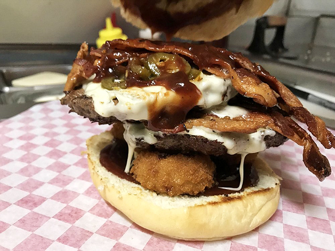 This Western Burger doesn't just tip its hat to BBQ tradition&mdash;it does a full rodeo dance with bacon, sauce, and an onion ring playing supporting roles.