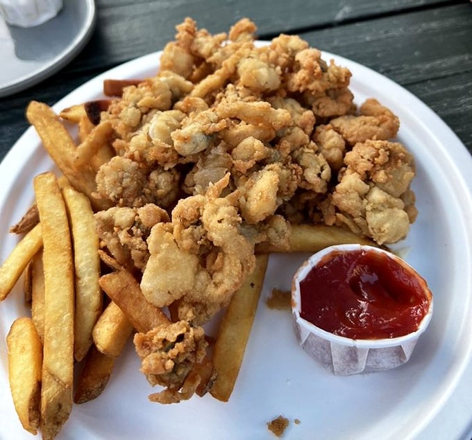 Whole belly clams: The difference between these golden beauties and those sad frozen strips is like comparing Shakespeare to a tweet.