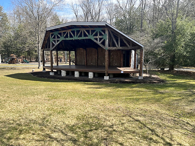 This rustic performance pavilion isn't Carnegie Hall, but on summer evenings, it transforms into something even better&mdash;a front-row seat to Pennsylvania's symphony of crickets and birdsong.