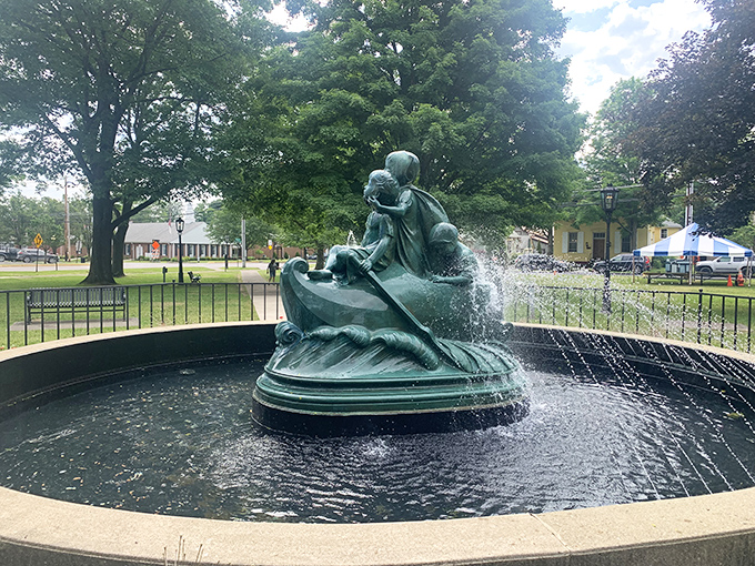The Wynken, Blynken, and Nod fountain brings literary magic to life, proving that Wellsboro appreciates both natural beauty and cultural touchstones.