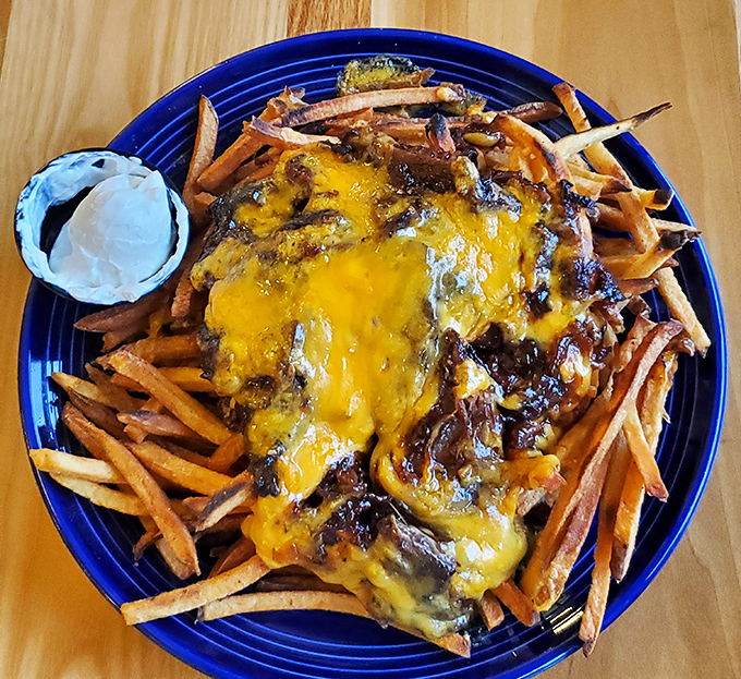 Zaleski Fries arrive like a delicious archaeological dig&mdash;layers of cheese and brisket waiting to be excavated by the hungriest explorer at your table.