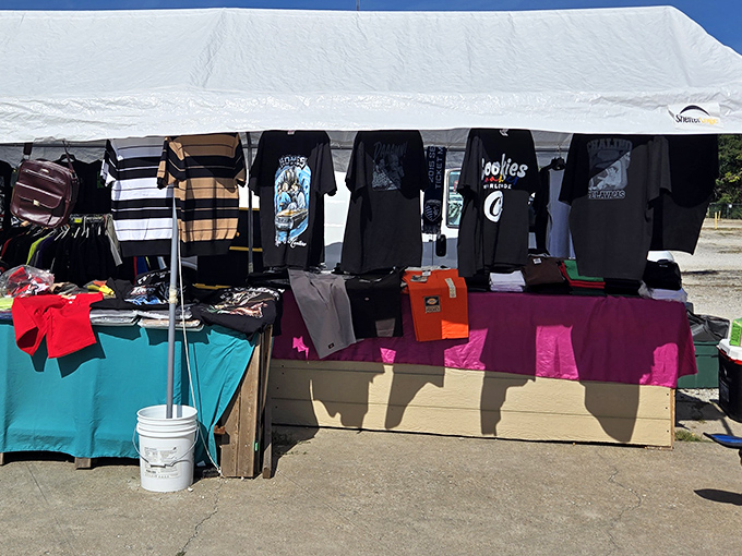 T-shirt diplomacy in action. Each shirt tells a story&mdash;some you'd proudly wear to dinner, others maybe just for painting the garage.