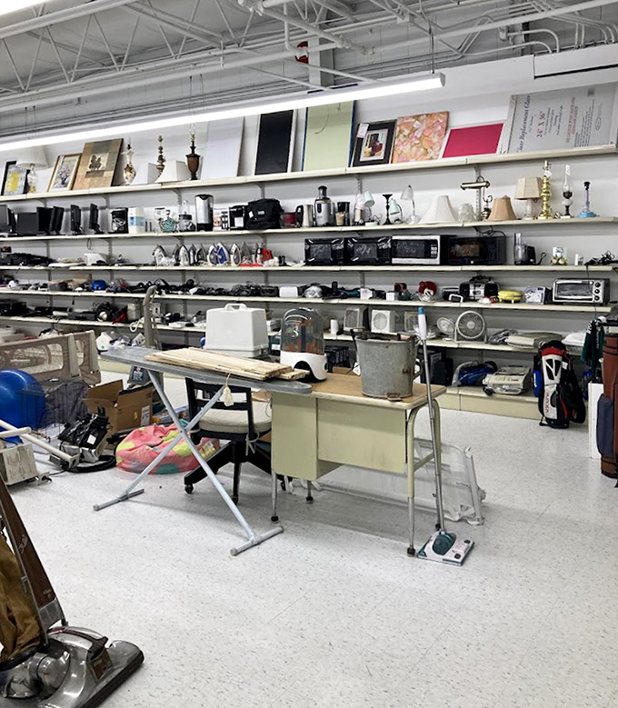 The appliance section &ndash; a museum of modern convenience where yesterday's must-haves become today's steals.