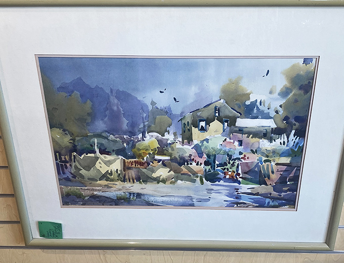 A watercolor landscape that once graced someone's living room could be the perfect addition to yours&mdash;for less than the cost of dinner out.