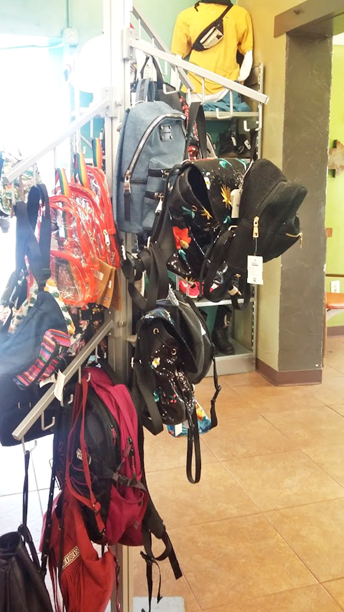 Backpack heaven for the perpetually curious&mdash;each bag ready for its next adventure, whether it's a hike through Sabino Canyon or just Tuesday's classes.