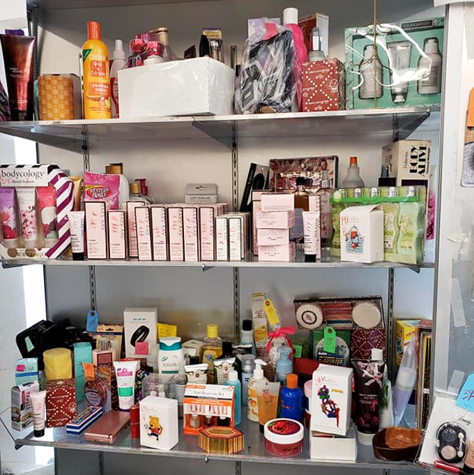 Beauty product bonanza! From barely-used perfumes to brand-new skincare, this section is like Sephora's more affordable, slightly eccentric cousin.