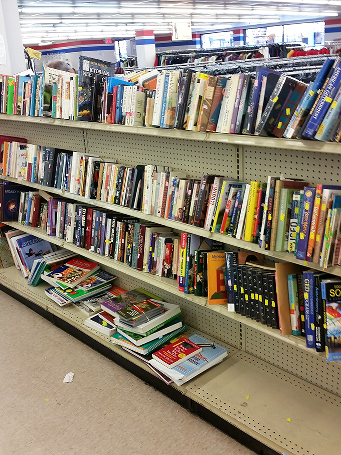 Literary treasures at paperback prices. Browse these shelves long enough and you'll find the novel that changes everything.