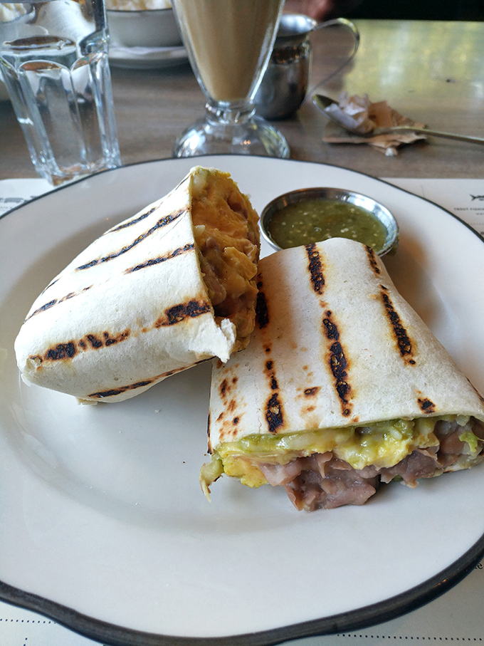 This isn't just a breakfast burrito&mdash;it's a morning masterpiece with grill marks that deserve their own art exhibition.