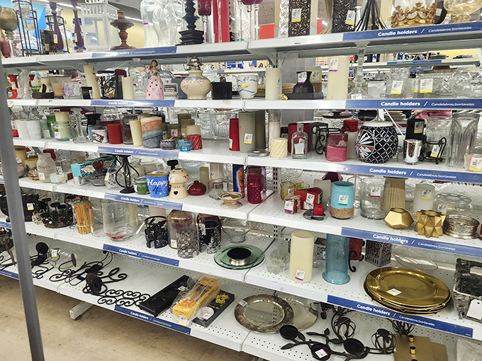 Candle holders and glassware that once graced dinner parties now wait patiently for their encore performance in your home.