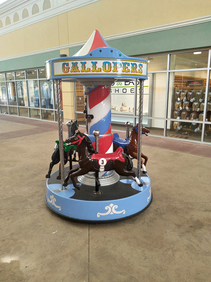 Kentucky's horse heritage gets a playful nod with this charming carousel&mdash;the only ride more exciting than the one to the clearance section.