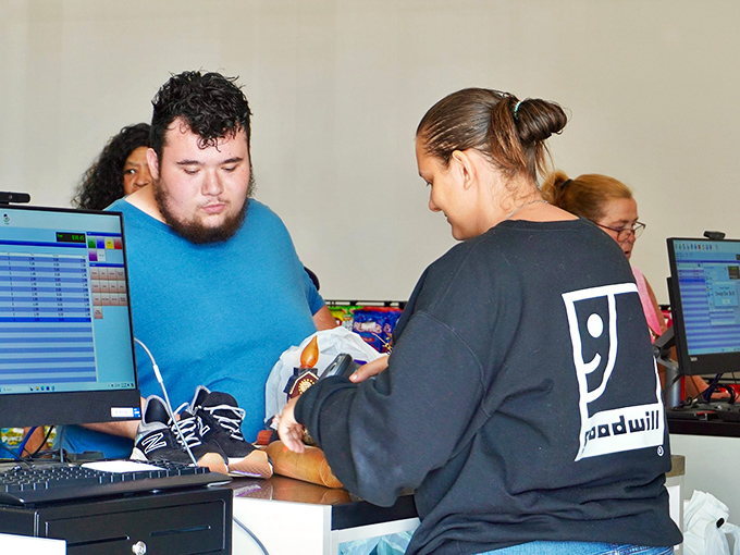 Friendly checkout staff keep those transaction lines moving faster than you can say "I saved how much today?"