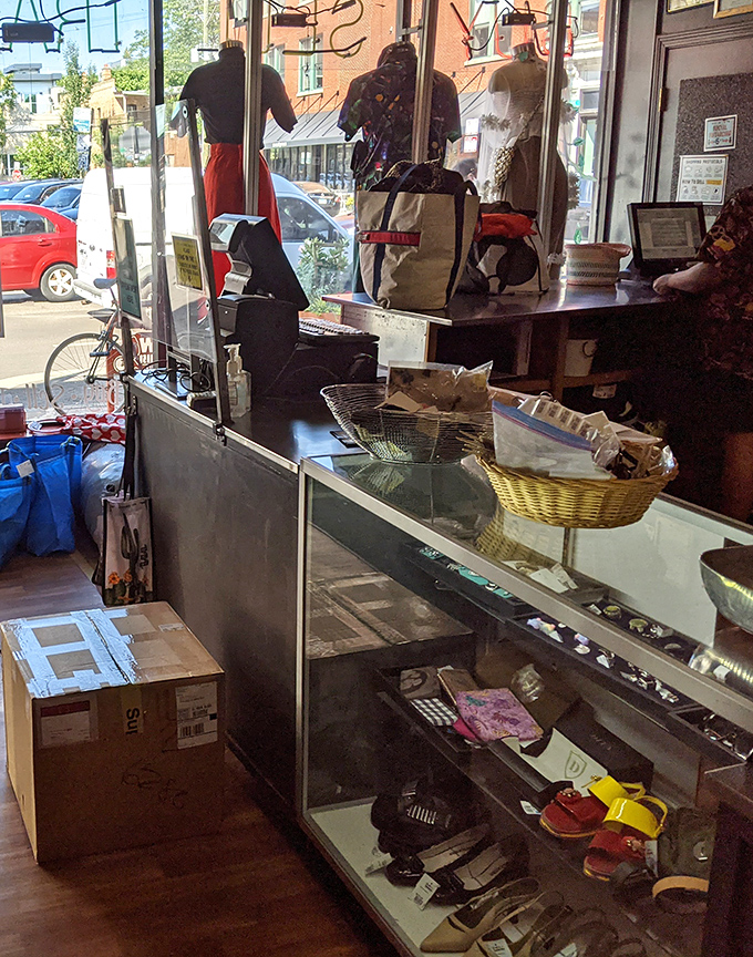 The buying counter&mdash;fashion's judgment day where your castoffs might become someone else's "where did you get that?" conversation starter.