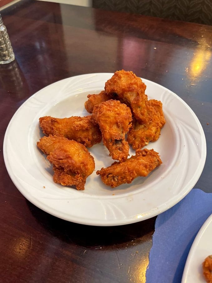 Crispy chicken wings that make a compelling case for why simple food, done right, will never go out of style.