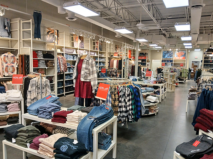 Perfectly folded sweaters and artfully posed mannequins&mdash;retail food styling at its finest, destined to unravel seven minutes after opening.