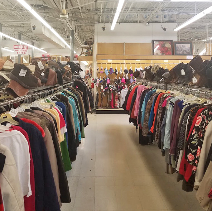 Clothing racks packed with fashion history &ndash; where vintage treasures hide between last season's castoffs. The thrill of the hunt is half the fun.