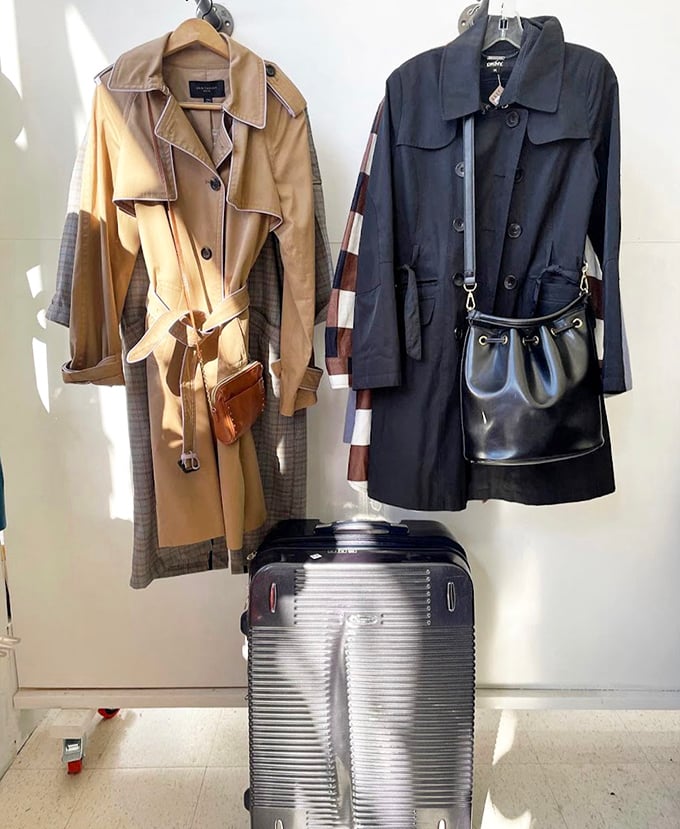 Trench coat or not trench coat? That's never the question when they're this stylish and priced at thrift store rates.