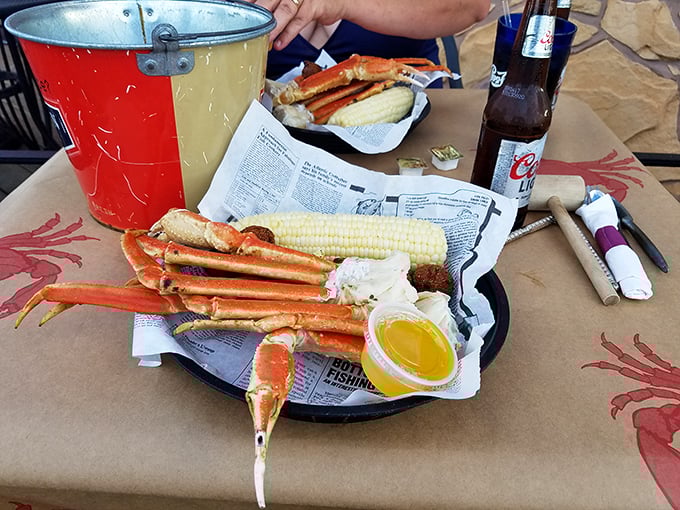 Snow crab legs: nature's way of making you work for your dinner. The reward-to-effort ratio here is off the charts&mdash;sweet meat that tastes like the ocean distilled to its essence.