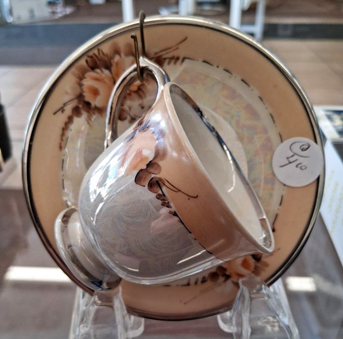 Delicate porcelain with hand-painted details&mdash;because your morning coffee tastes better when sipped from something with history and character.