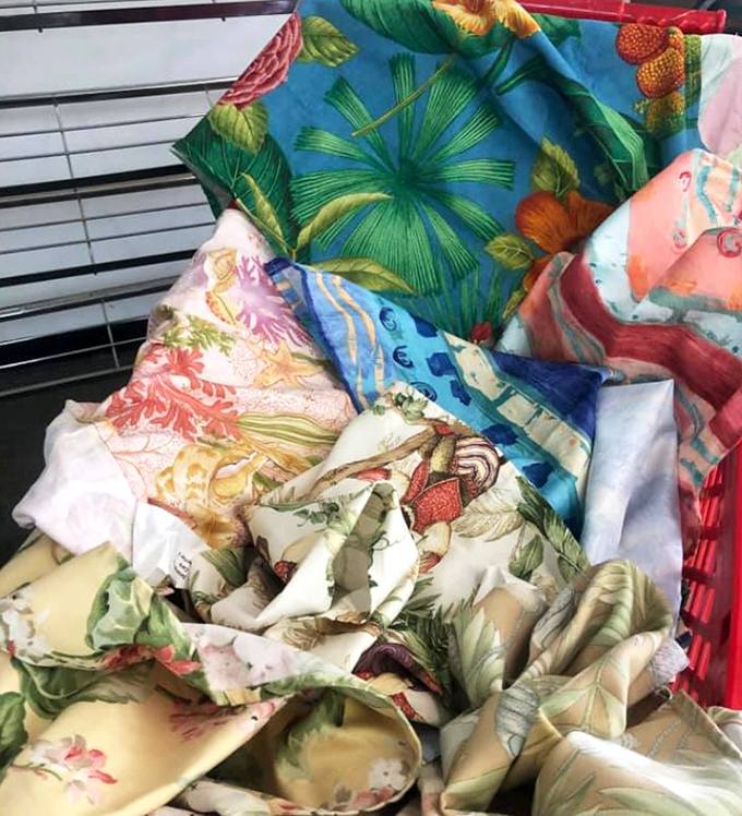 Nature's palette explodes in these vintage fabrics. Like botanical gardens you can actually take home, these textiles are waiting to transform your living space.
