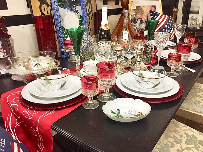 Someone's grandmother once fussed over this exact table setting, insisting the good china only comes out for special occasions.