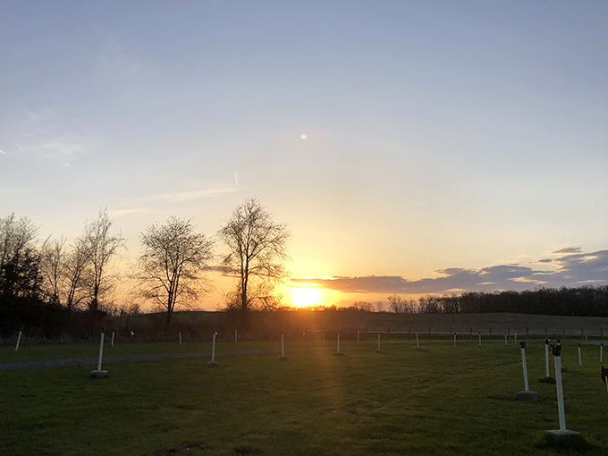 Nature provides the perfect preshow entertainment&mdash;a Wisconsin sunset that even Hollywood's best special effects team couldn't replicate.