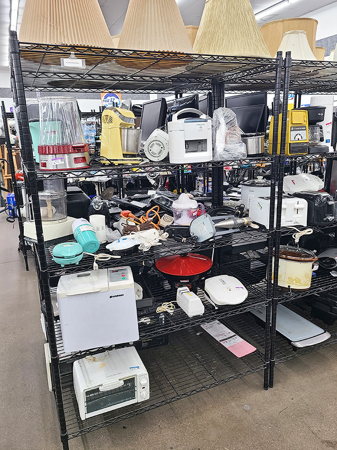 Small appliance heaven awaits the practical shopper&mdash;coffee makers, toasters, and bread machines that might have only made Sunday brunch twice.