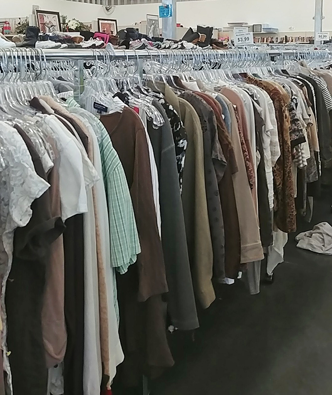 Each hanger holds possibility&mdash;these aren't just clothes, they're future outfits waiting to make someone feel like a million bucks.