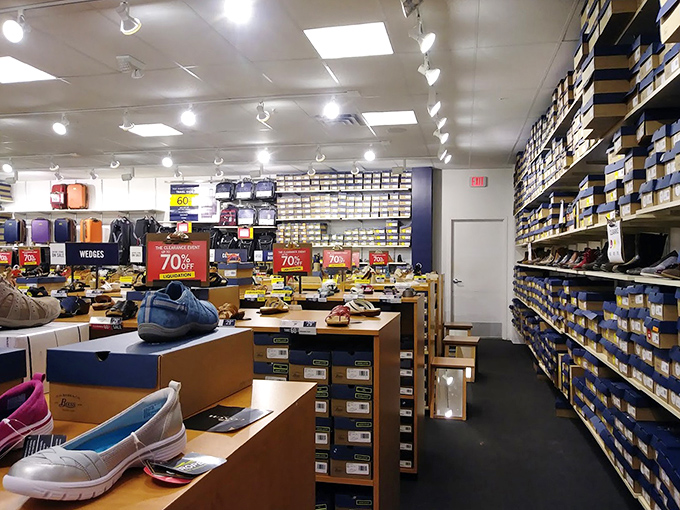 Shoe heaven awaits with rows upon rows of footwear at prices that won't make your wallet cry. Your feet and budget can finally be friends.