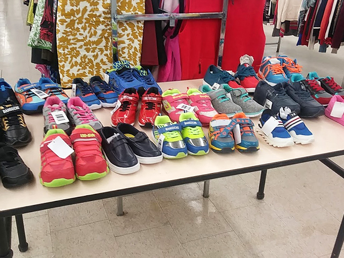 Sneaker heaven for the budget-conscious fashionista. From barely-worn Nikes to those colorful kicks your podiatrist would actually approve of.