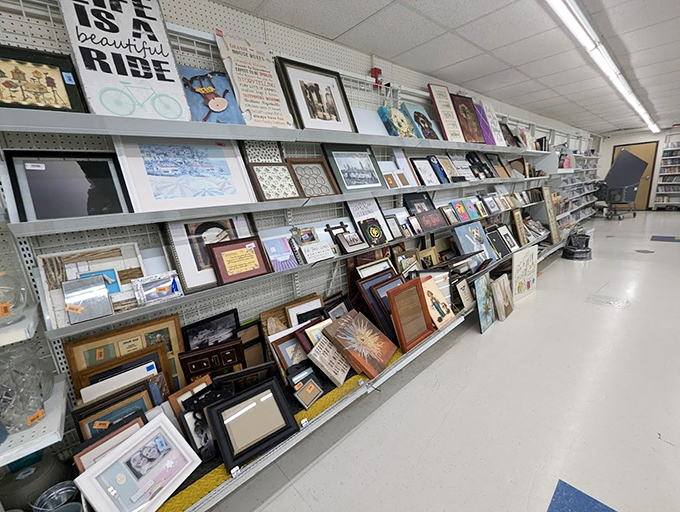 The frame gallery offers windows to imaginary worlds – just add your own memories or borrow someone else's artistic vision.