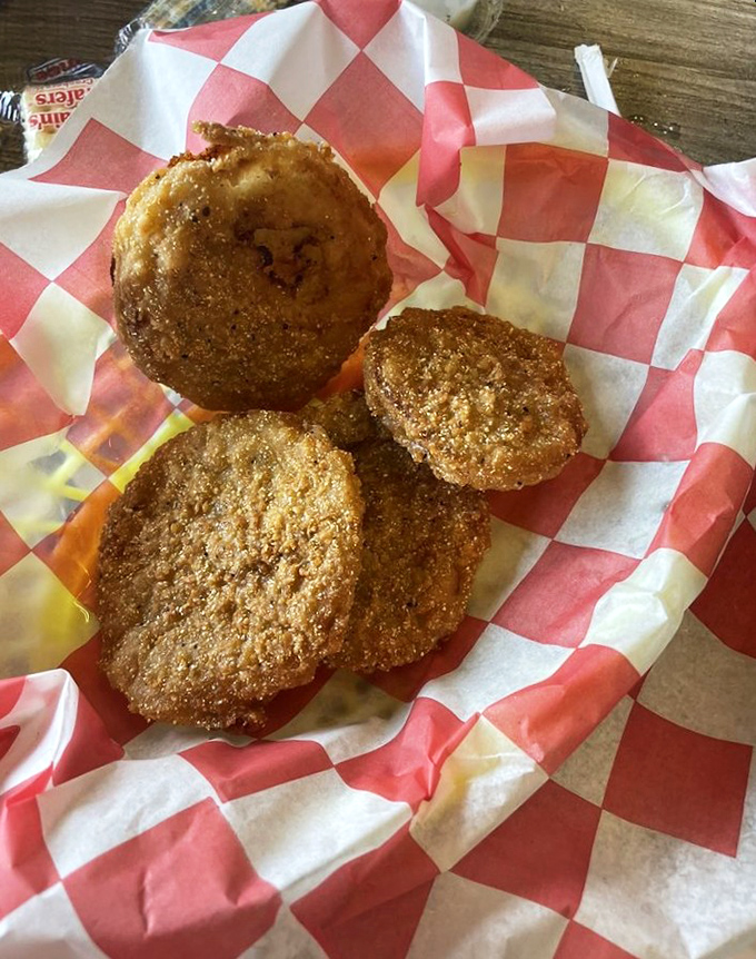 Golden-brown fried green tomatoes that crunch like autumn leaves&mdash;a Southern delicacy that makes Yankees wonder what else they've been missing.