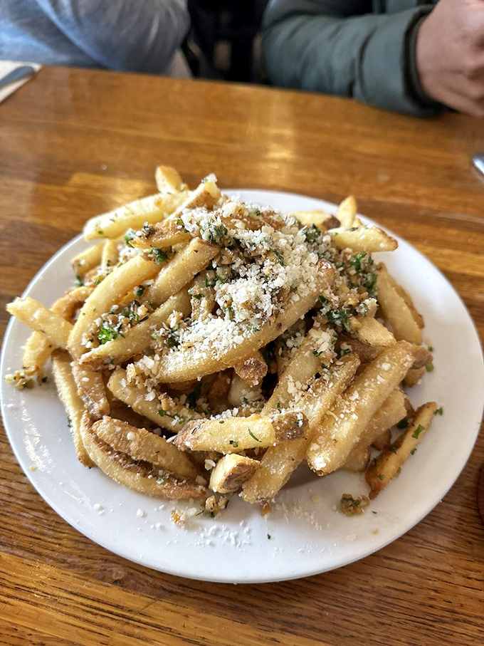 Not your average fries! These garlic-parmesan beauties have been elevated from side dish to main attraction. Crispy, aromatic, and utterly irresistible.