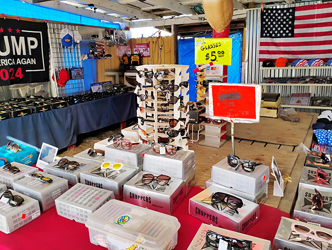 Need sunglasses in Florida? This vendor has you covered with enough styles to match every face shape and fashion sense in the Sunshine State.