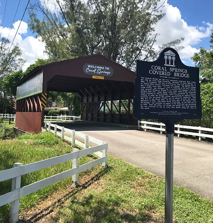 The historical marker and welcoming facade create a perfect introduction to this unexpected treasure&mdash;like finding a bow tie on a beach bum. 