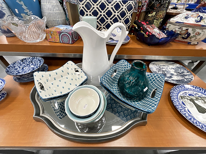 A symphony in blue and white, these carefully curated dishes could transform your dining table from "Tuesday night leftovers" to "who's coming to dinner?"