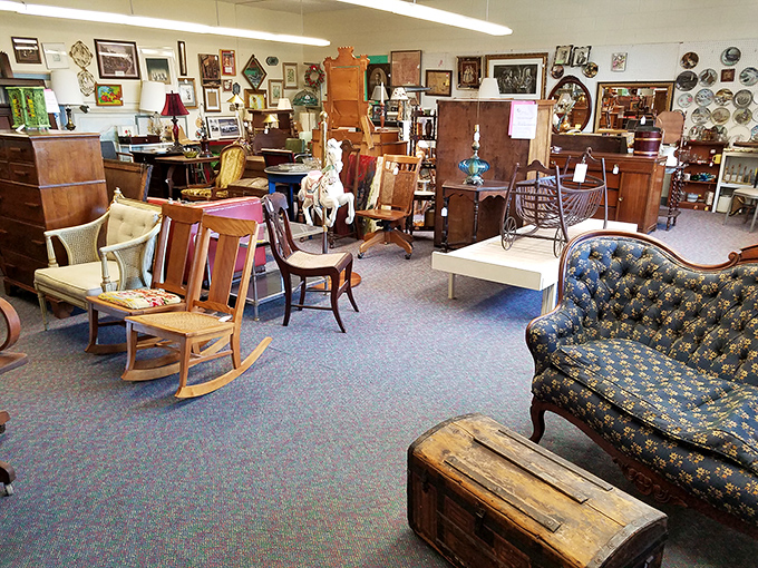 Furniture that has witnessed decades of family dinners, heated debates, and quiet Sunday afternoons awaits its next chapter.