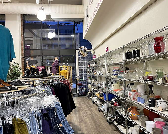 Denim dreams line one wall while glassware gleams on another. The thrill of the hunt is what keeps Seattle's savvy shoppers coming back.