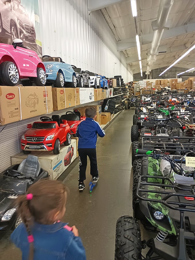 Miniature Mercedes and pint-sized ATVs &ndash; where future drivers test their skills before hitting actual highways.