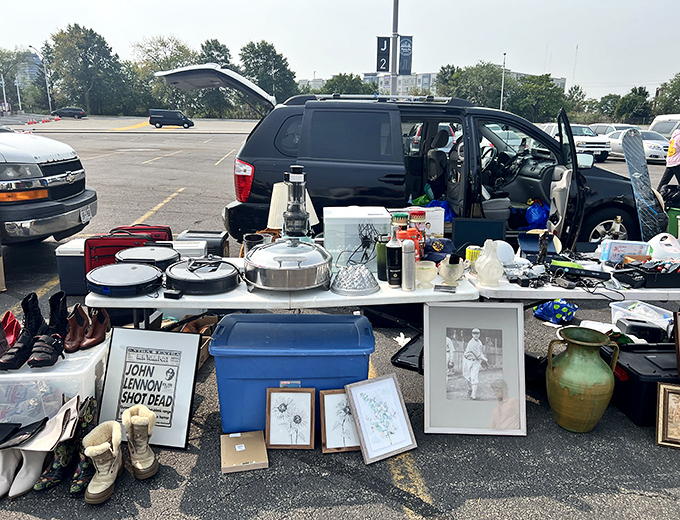 Yesterday's treasures await today's collectors&mdash;from vintage appliances to framed memories and that John Lennon headline that stopped the world.