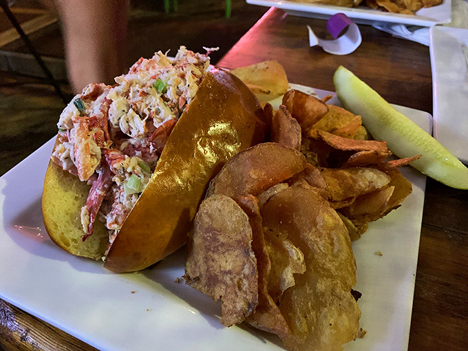The legendary lobster roll&mdash;where sweet, tender meat meets buttery perfection in a dance that would make Neptune himself applaud.