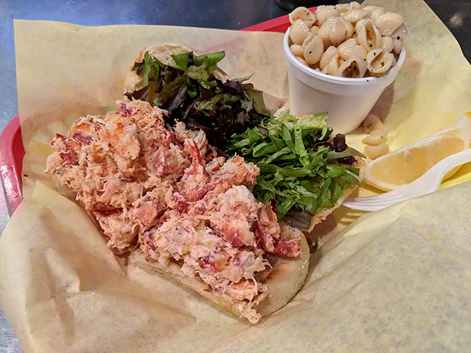 Maine meets Oregon in this lobster roll that would make a New Englander nod in approval. Simple, buttery perfection with just enough lemon.