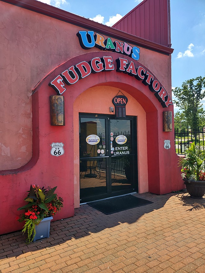 "Please Enter Uranus" &ndash; a doorway that's launched a thousand dad jokes and family photos that grandma might not display on her mantel.